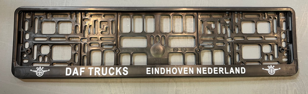 DAF Numberplate Surround – The Pucka Ledges